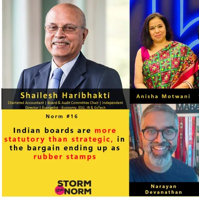 Storm The Norm 16: Indian boards are more statutory than strategic, end ...