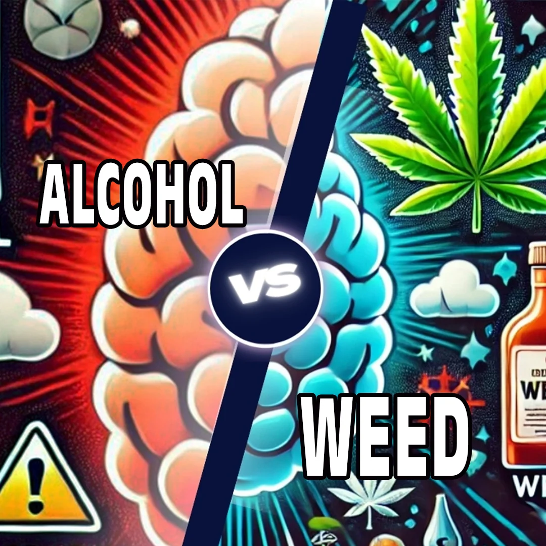 Alcohol vs Weed - Which is Actually Worse For You?
