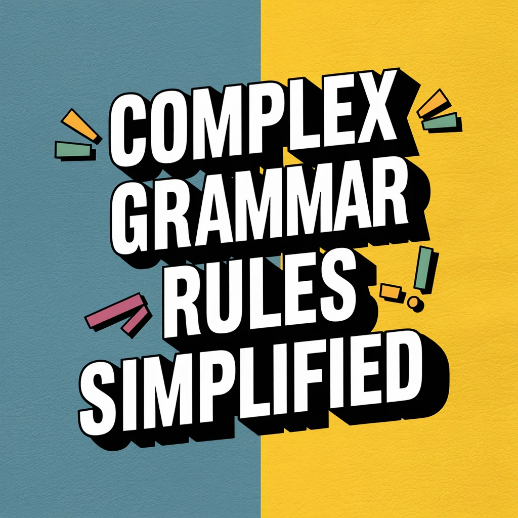 Complex Grammar Rules Simplified
