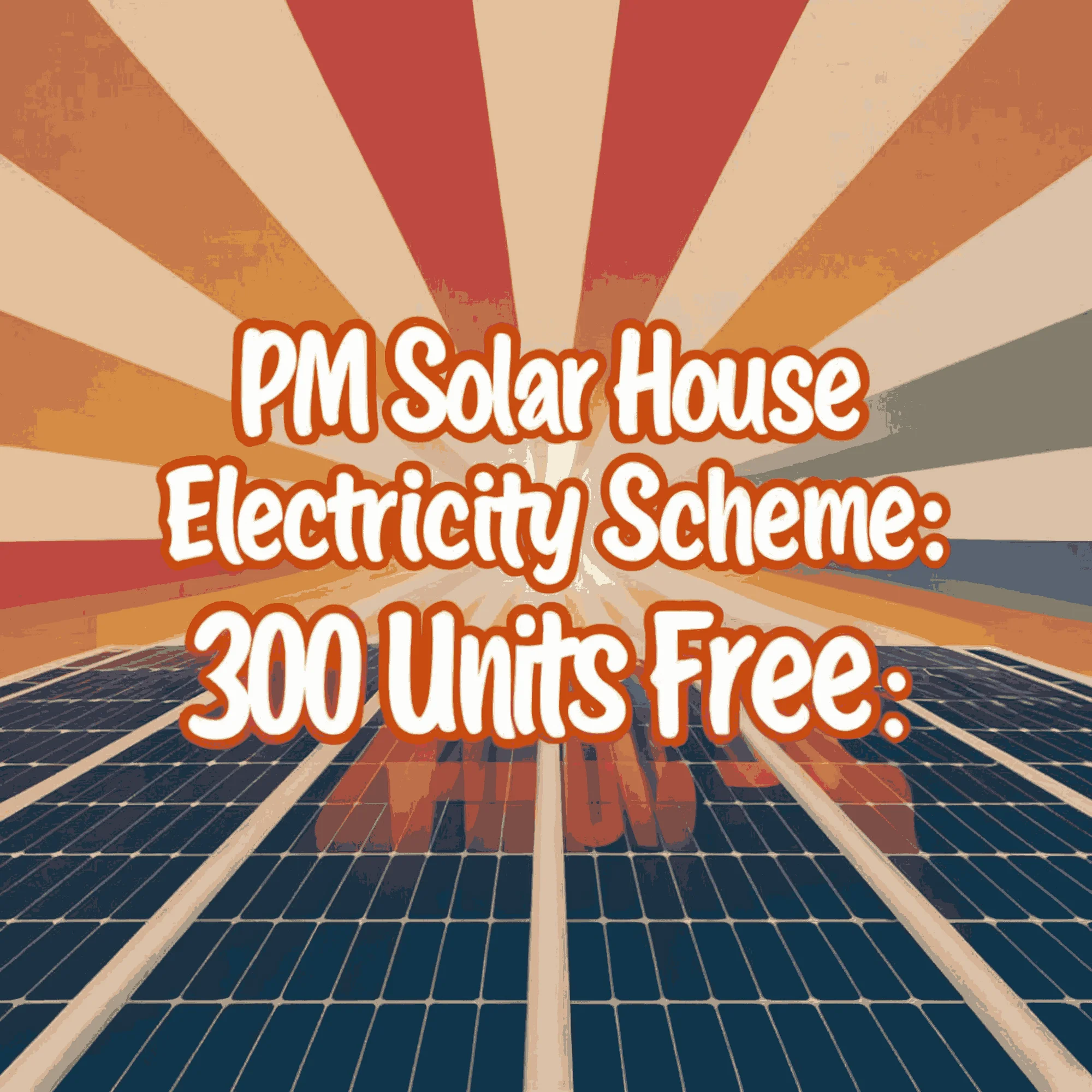 PM Solar House Electricity Scheme: 300 Units Free