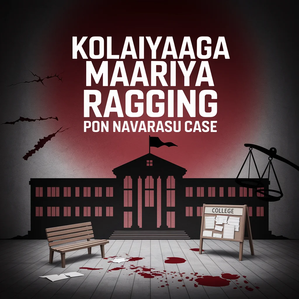 Kolaiyaaga Maariya Ragging : Pon Navarasu Case
