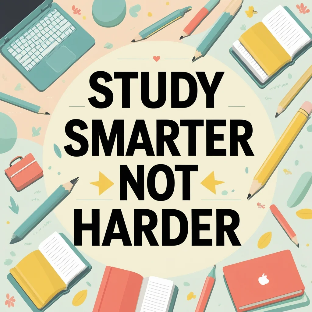 Study smarter, not harder