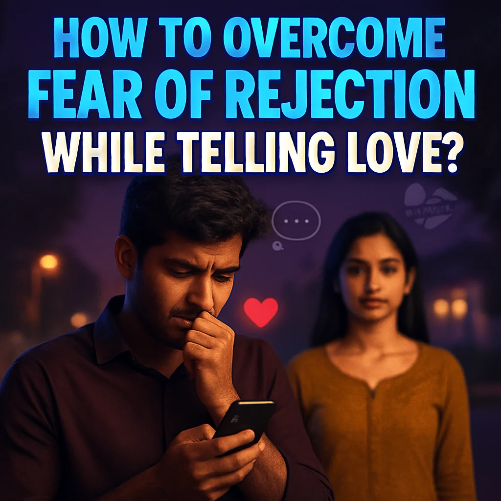 How to Overcome Fear of Rejection while telling Love?