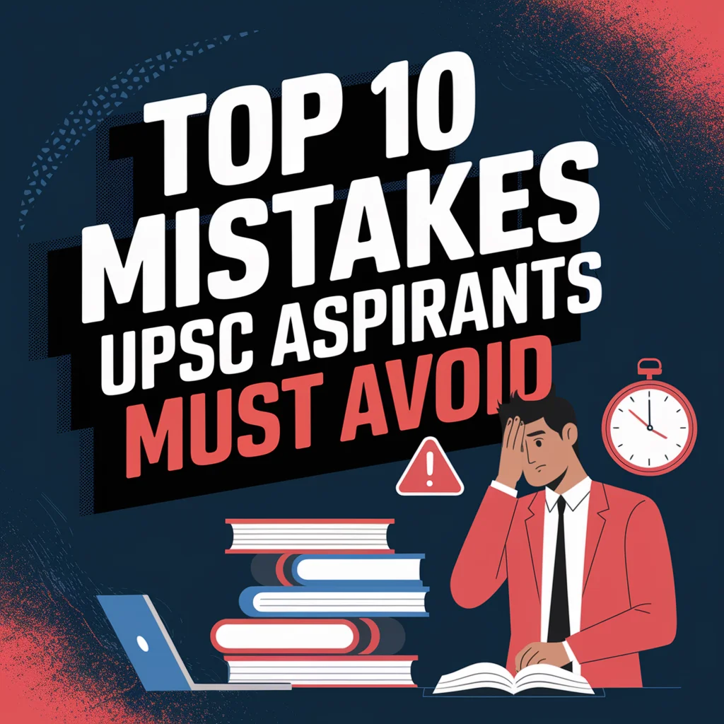 Top 10 Mistakes UPSC Aspirants Must Avoid