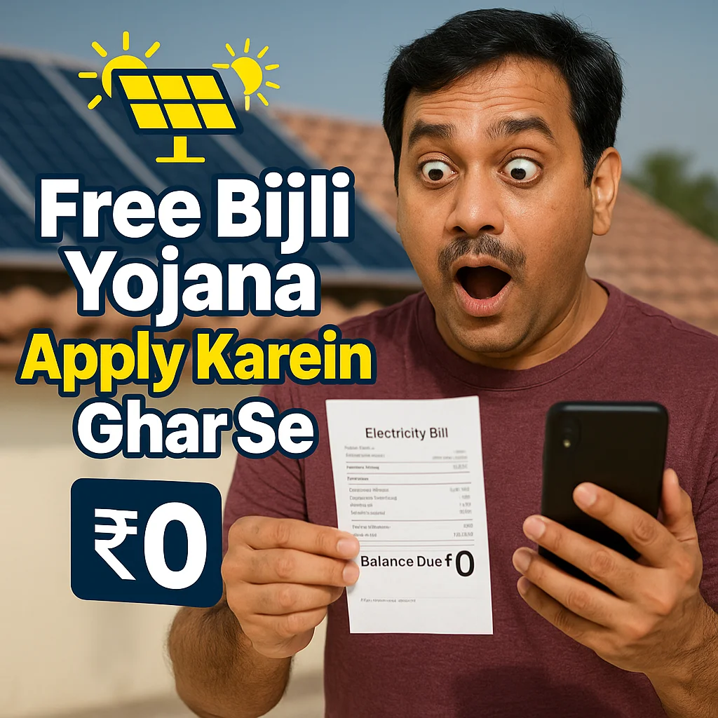 Free Bijli Yojana Apply Karein Ghar Se