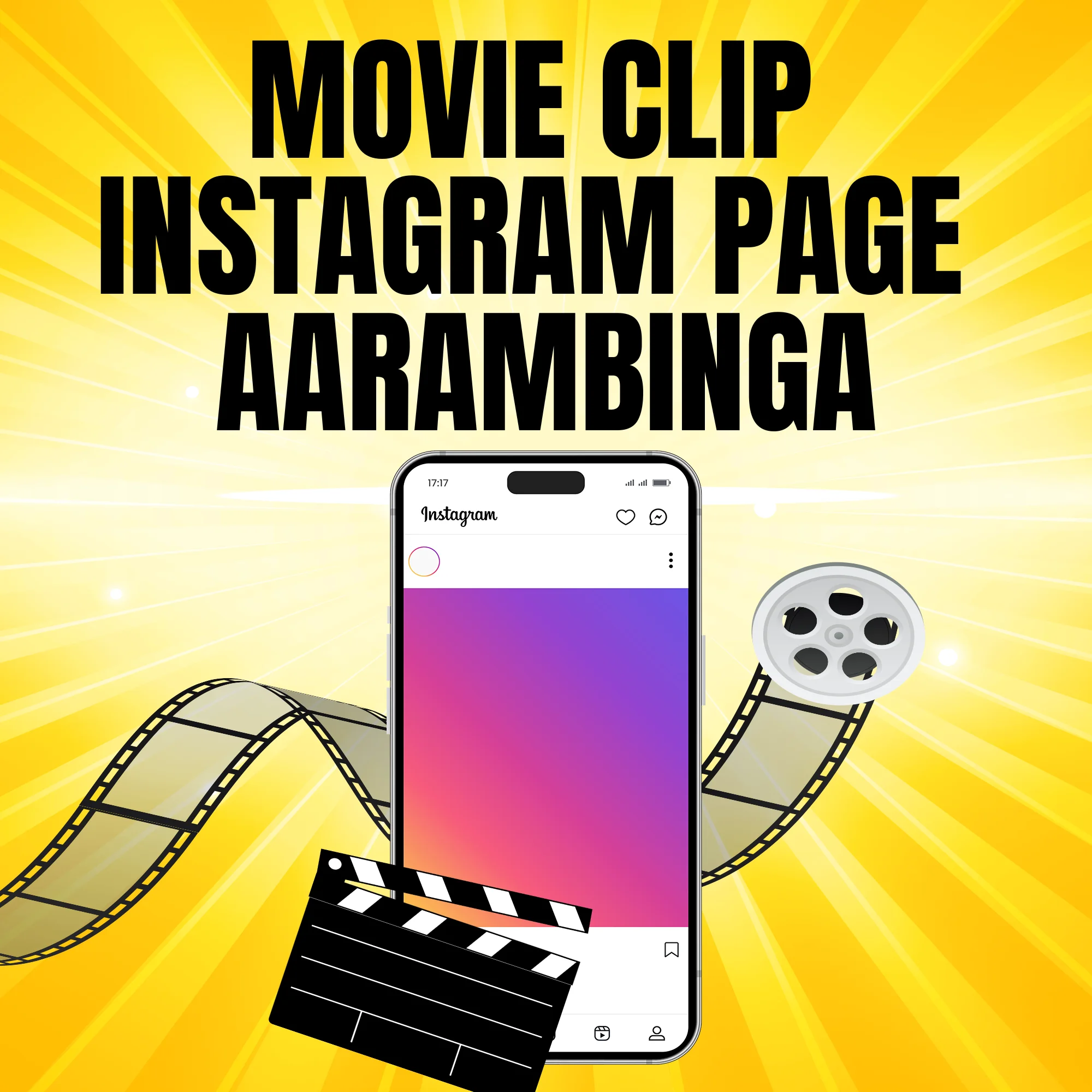 Movie Clip Instagram Page Aarambinga