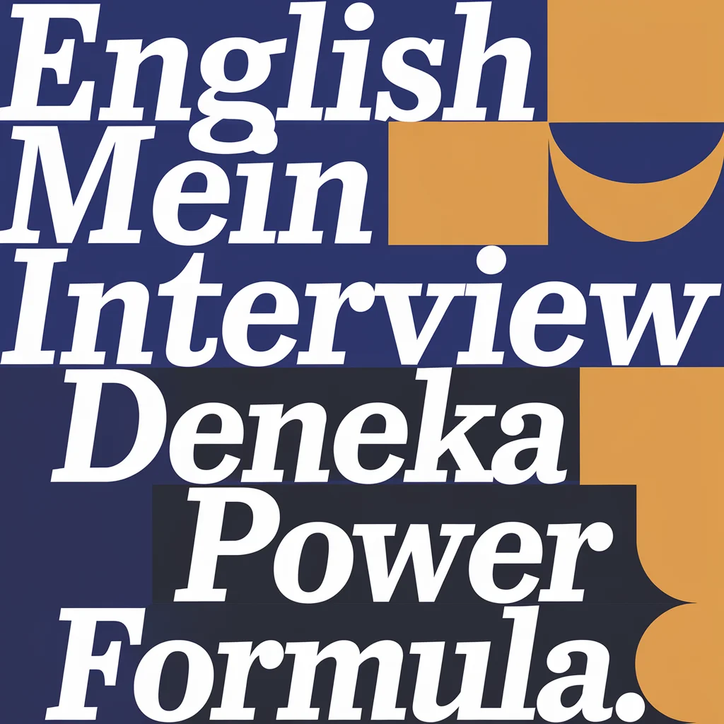 Interview English Ka Power Formula | HR Ko Impress Karo