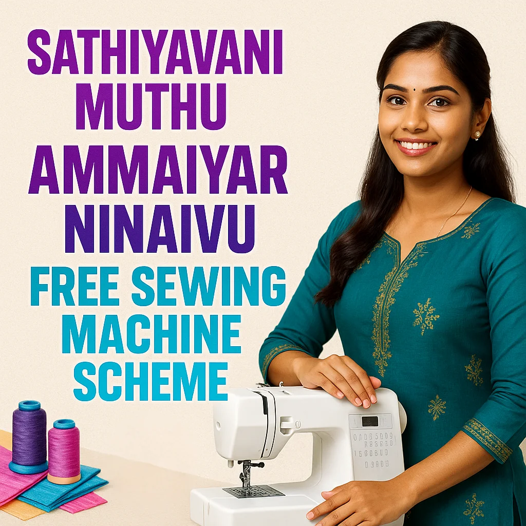 Sathiyavani Muthu Ammaiyar Niniavu Free Sewing Machine Scheme