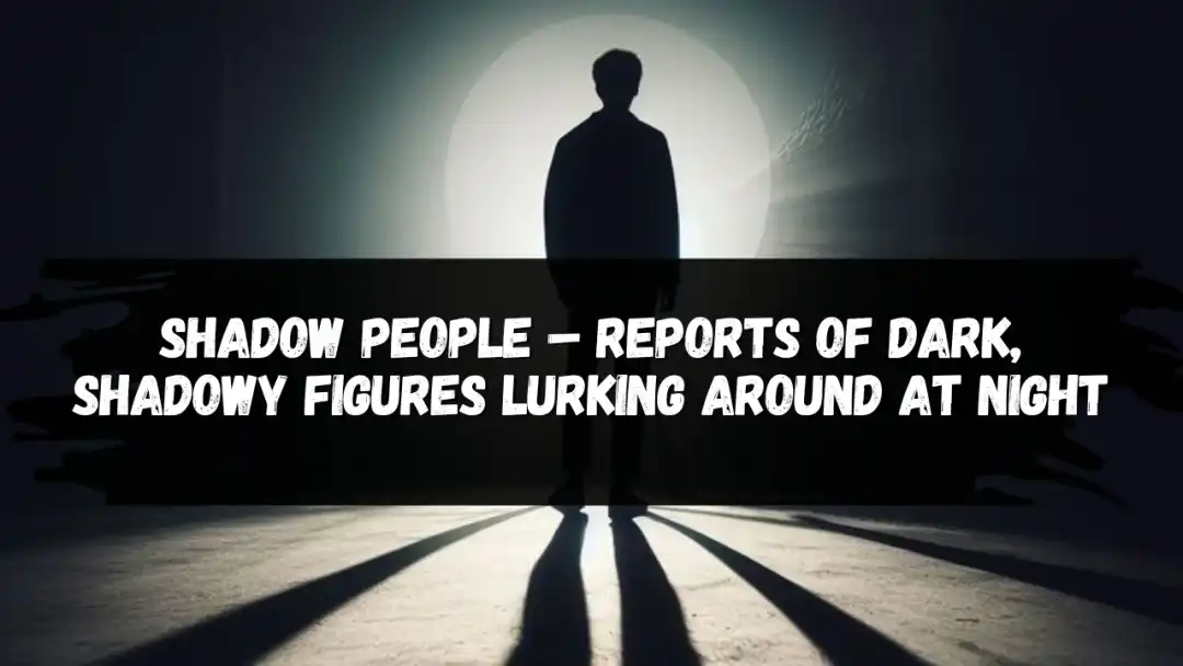Shadow People – Reports of dark, shadowy figures lurking around at ...