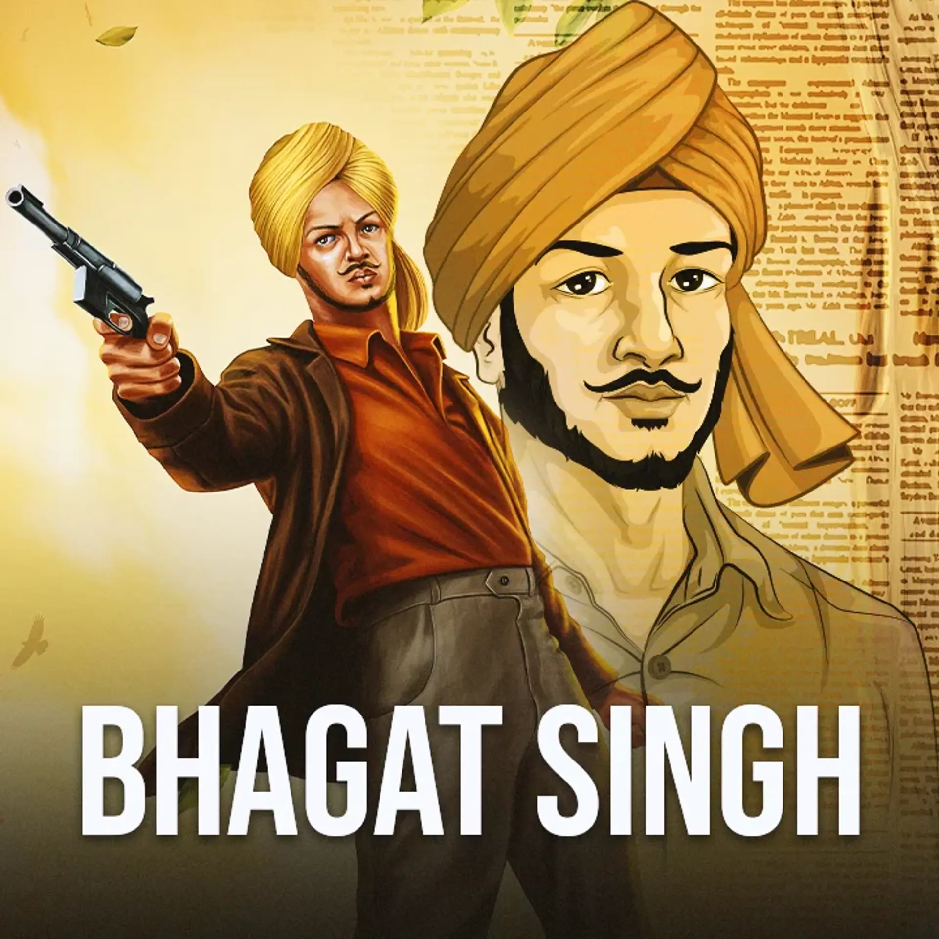 Bhagat Singh Wallpaper Hd With Gun